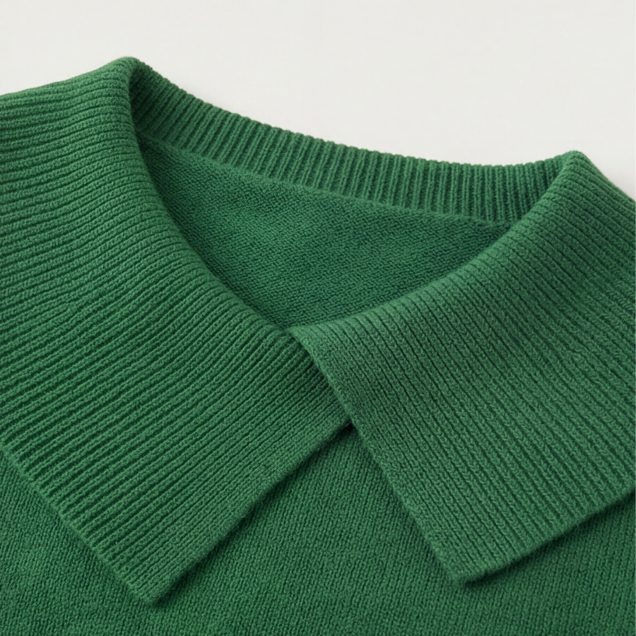 Collara™ – Asymmetric Collar Knit Sweater – Clarendale